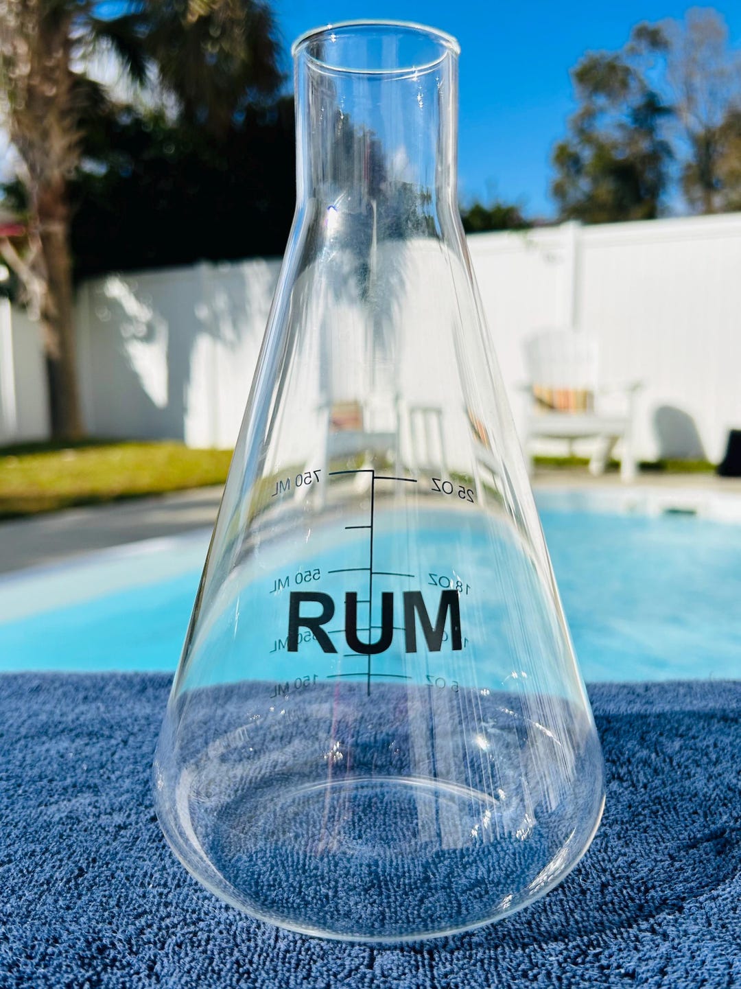 Vintage “rum” Science Lab Beaker Cocktail Measuring Glass - Etsy