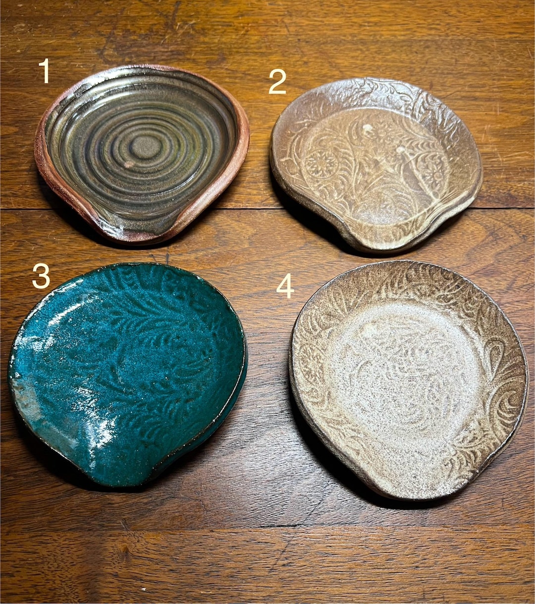 Handmade Pottery Spoon Rest: Stoneware Clay, Food Safe Glaze - Etsy