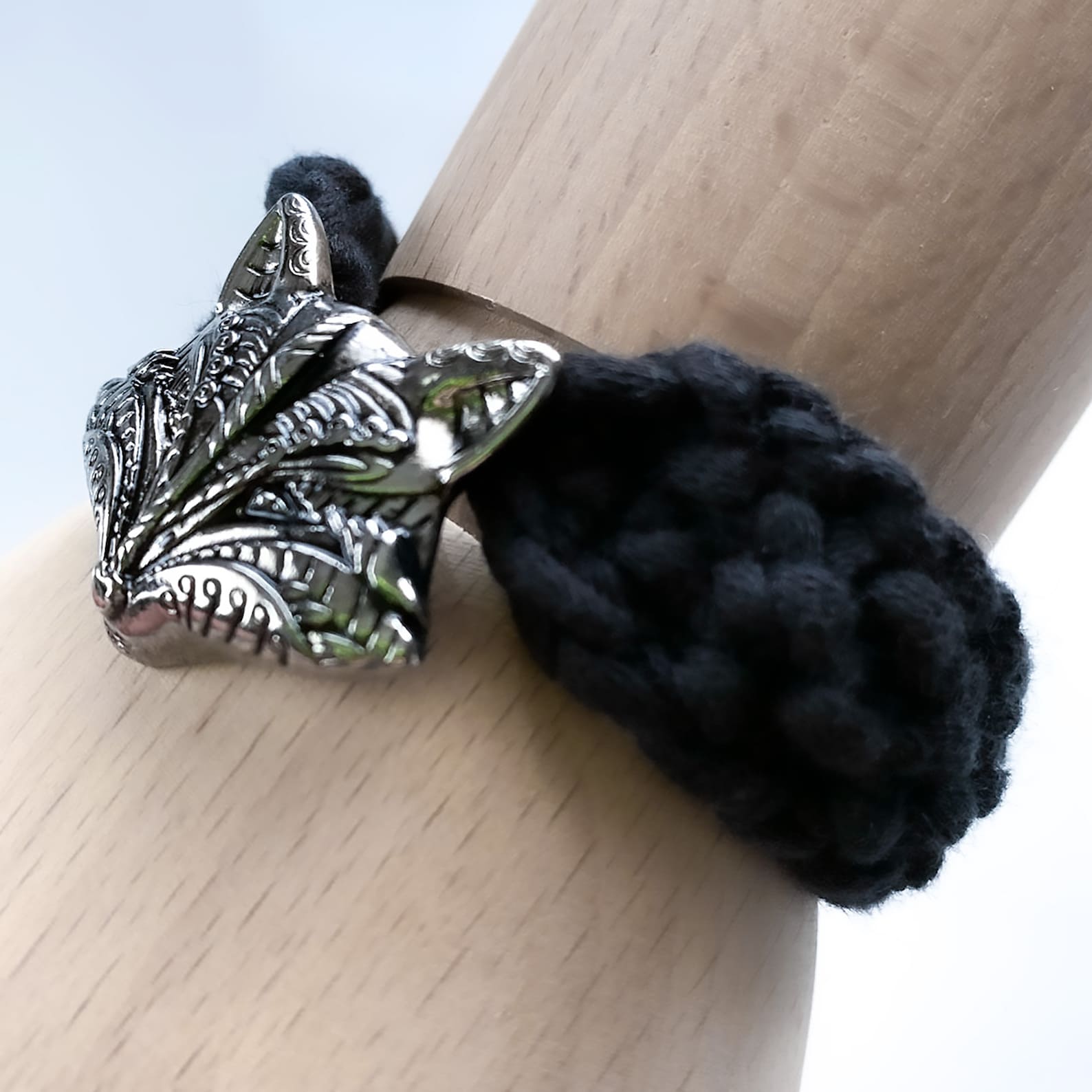 Fox Bracelet / Fox Lovers / Bracelet With Fox Charm / Fox Jewelry Black ...