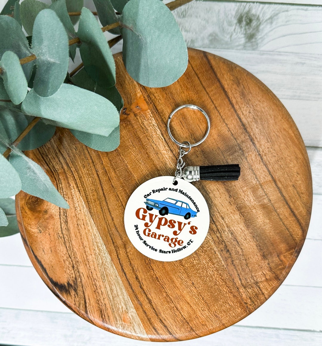 Gypsy Garage Stars Hollow Keychain - Etsy