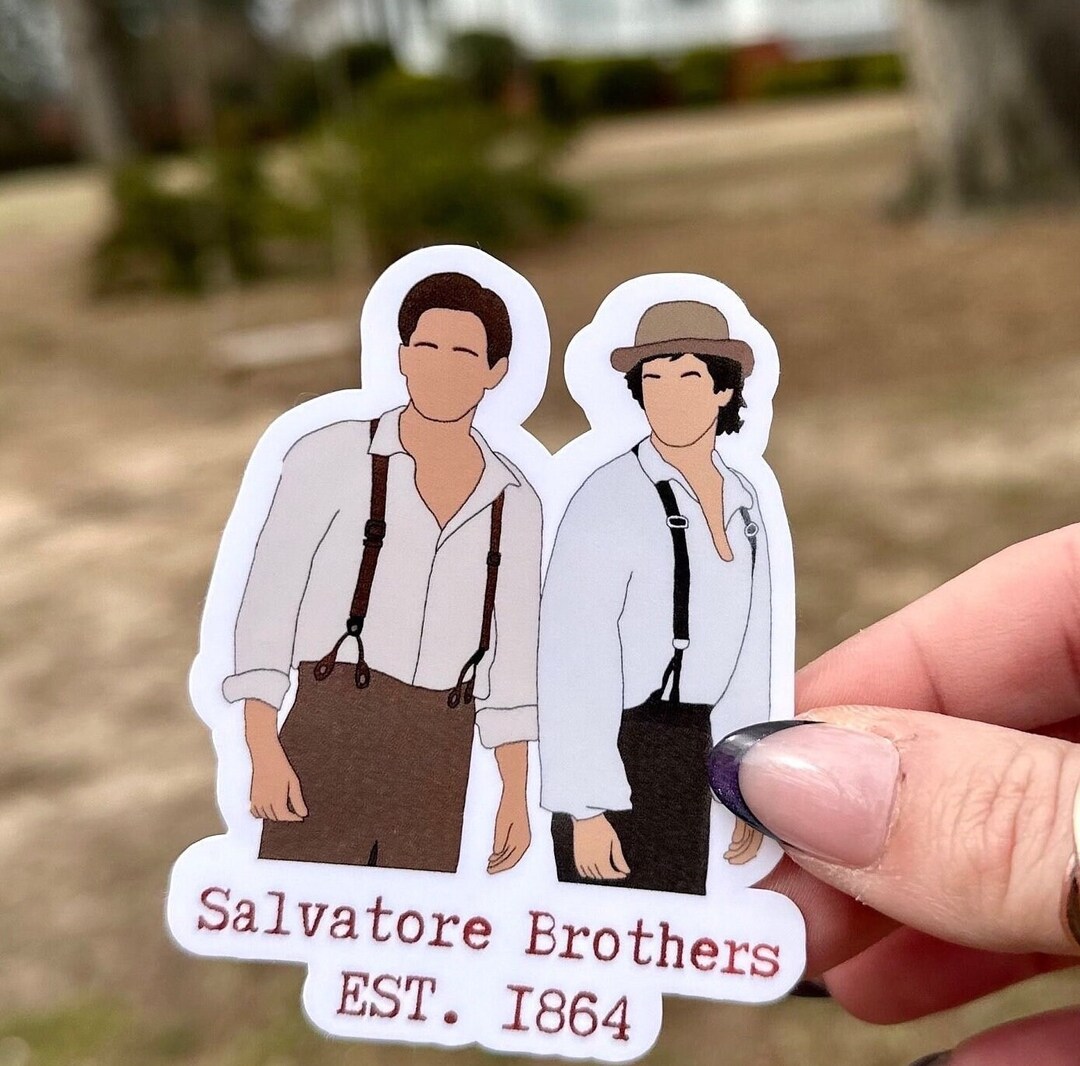 Salvatore Brothers TVD Sticker - Etsy
