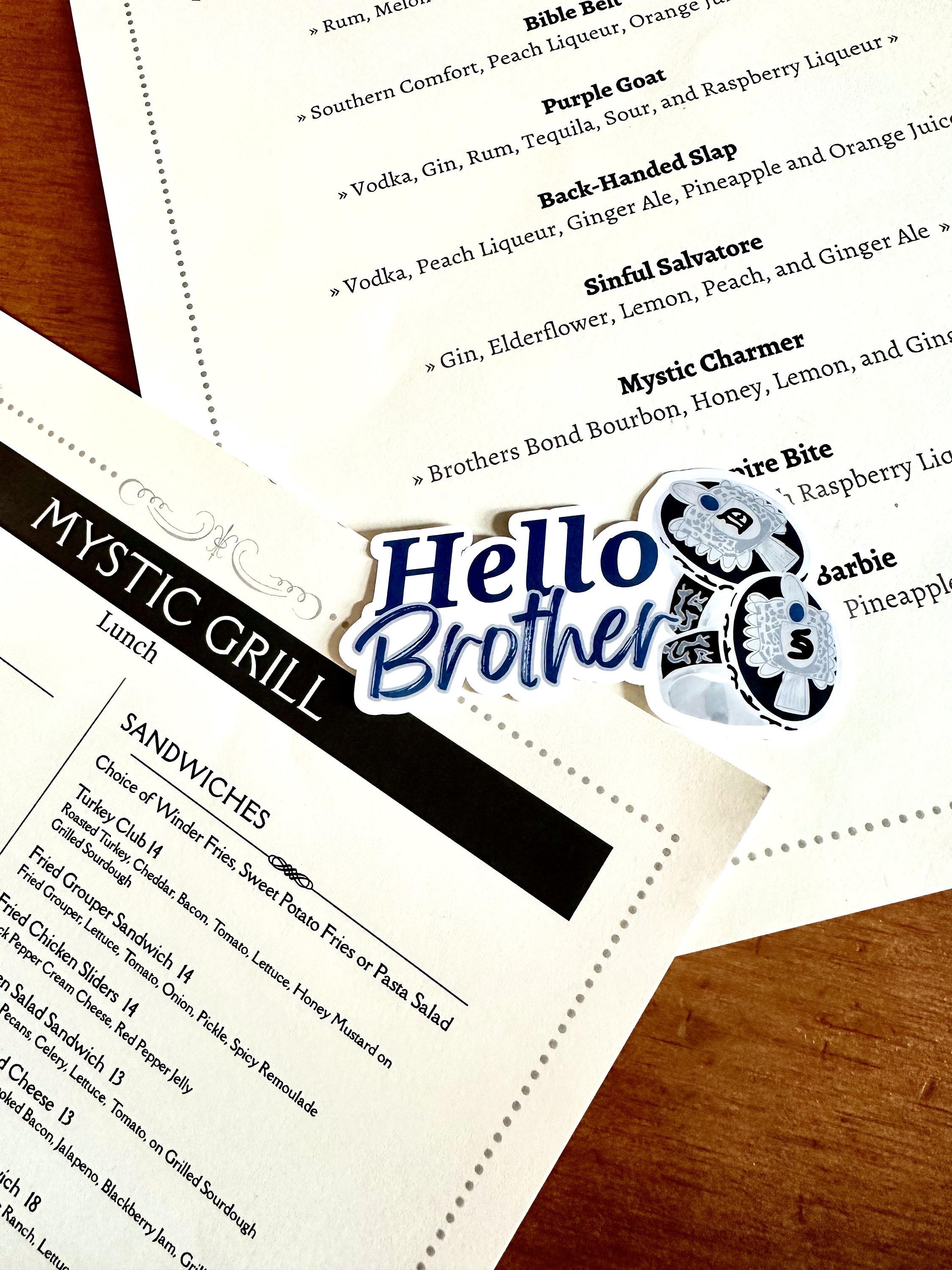 Hello Brother TVD Sticker - Etsy