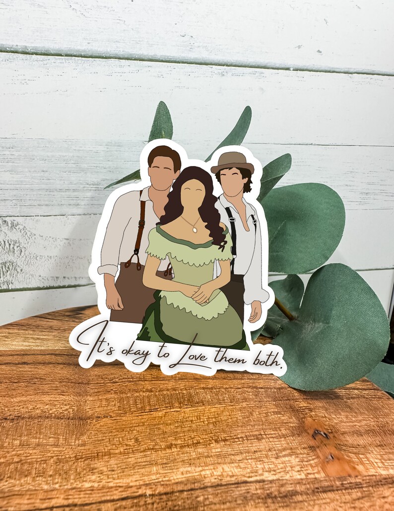 Its Okay to Love Them Both TVD Sticker - Etsy