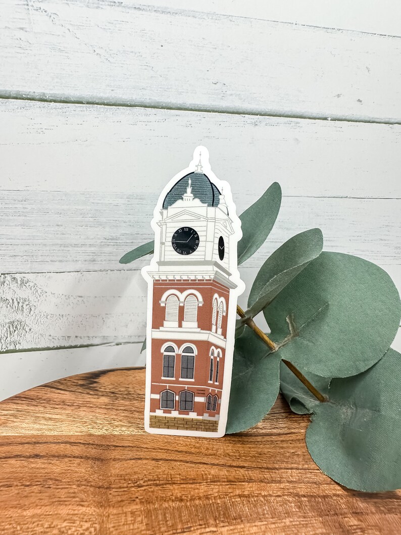 Mystic Falls Clock Tower Sticker - Etsy