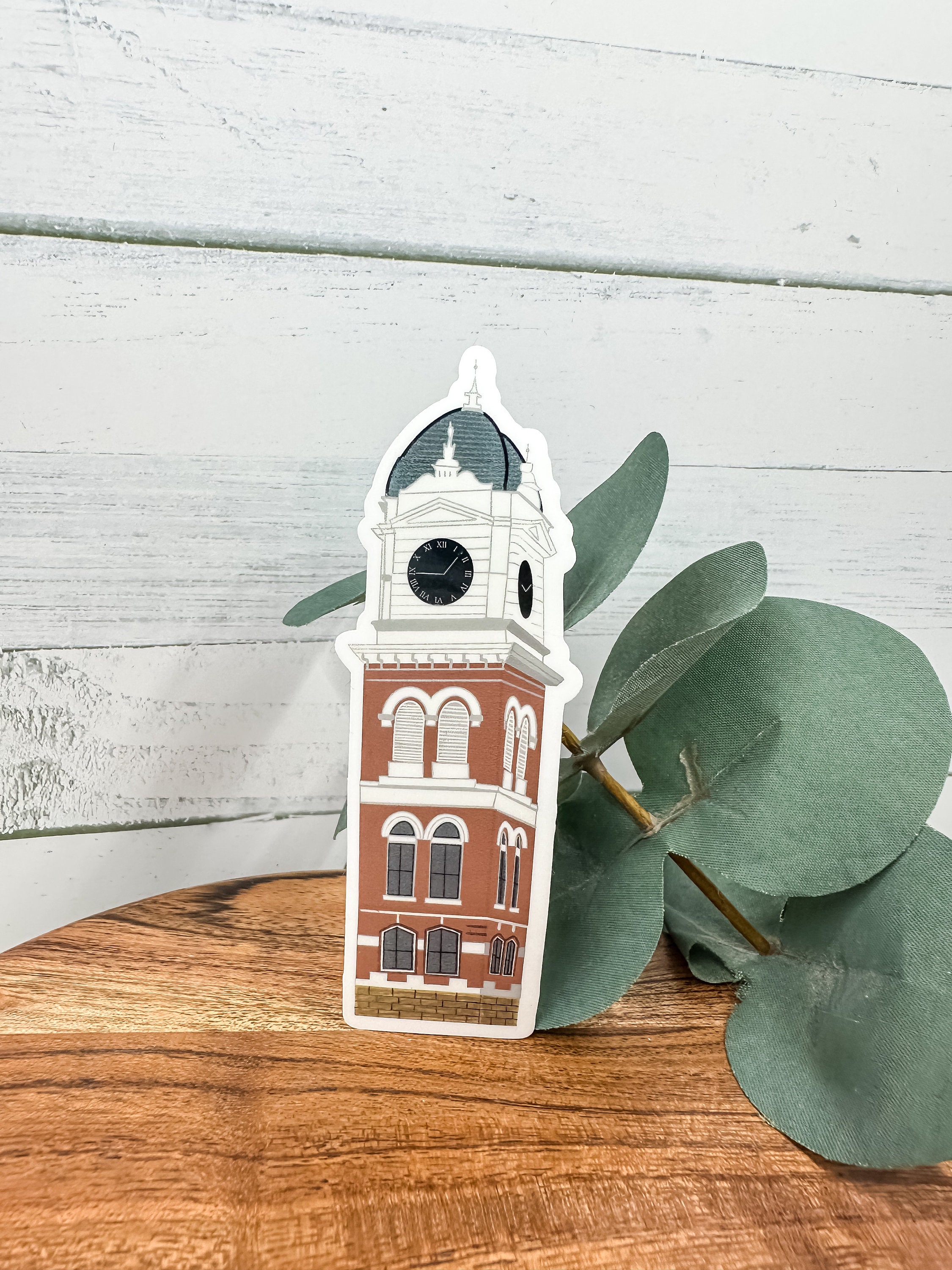 Mystic Falls Clock Tower Sticker - Etsy