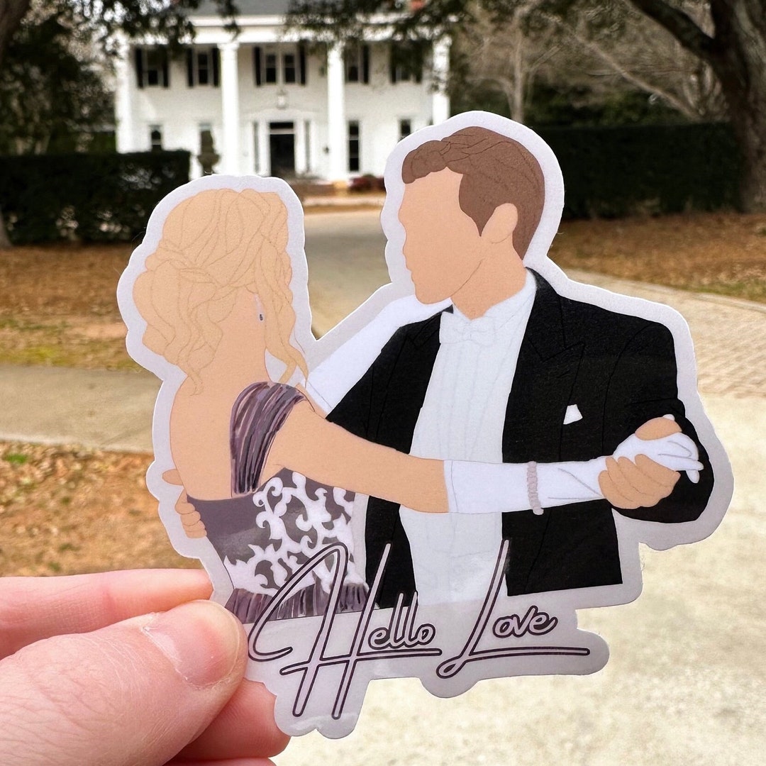 Hello Love Caroline & Klaus Sticker - Etsy