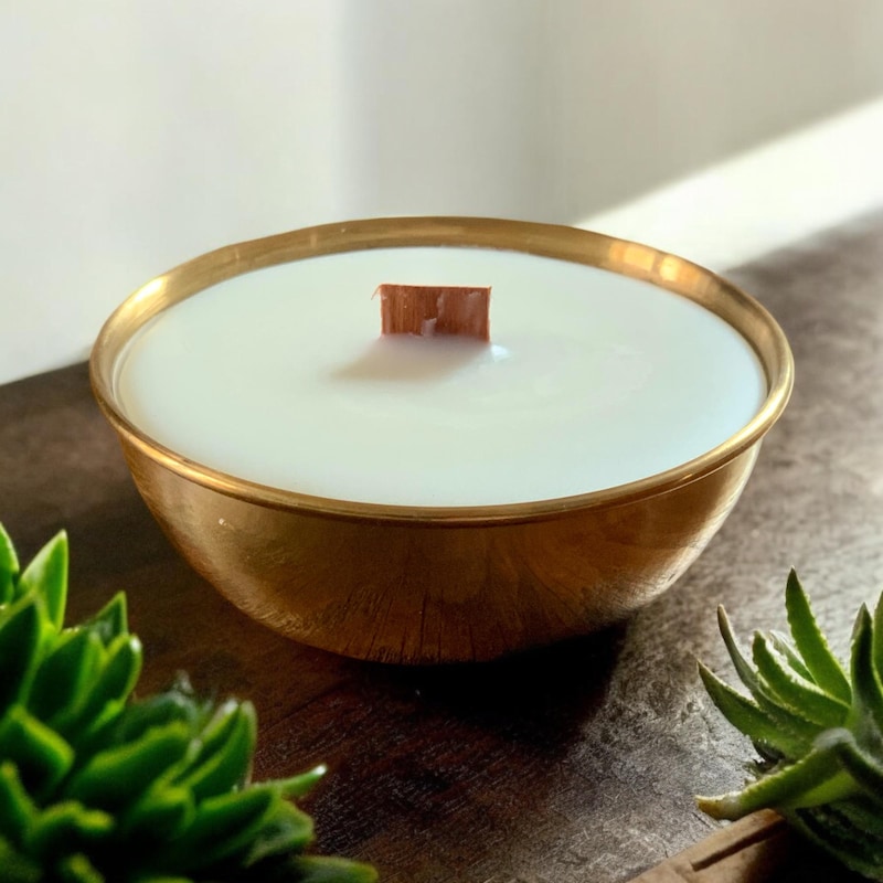 Wood Wick Candle - Etsy