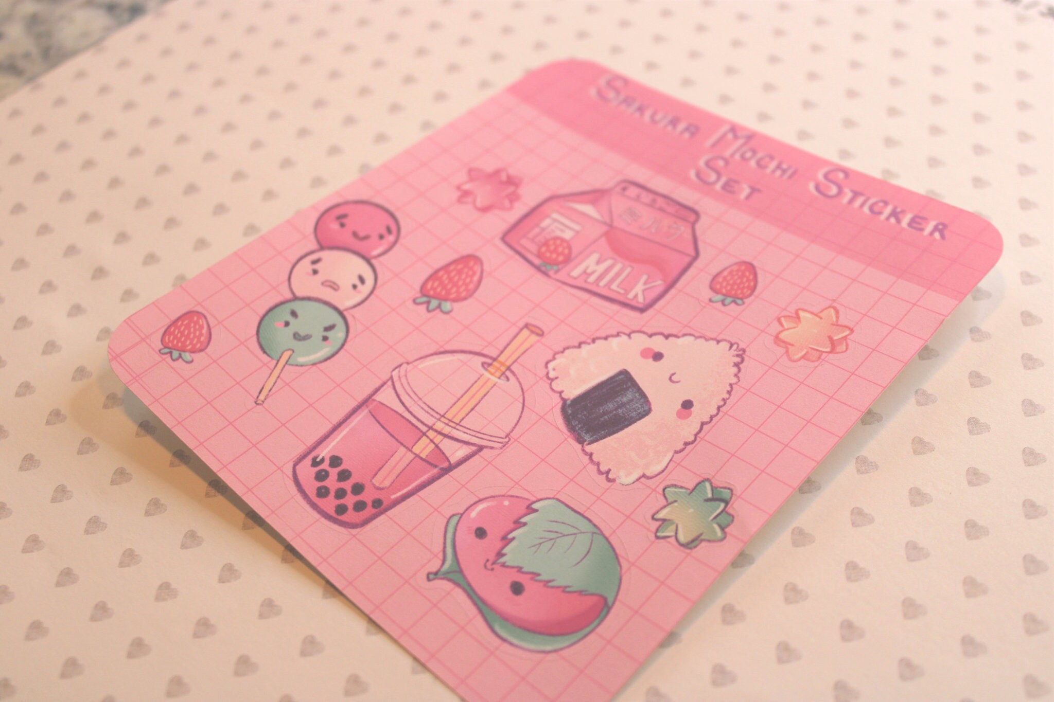 Kawaii Sakura Mochi Stickers for Journaling Scrapbooking Japanese Gift ...