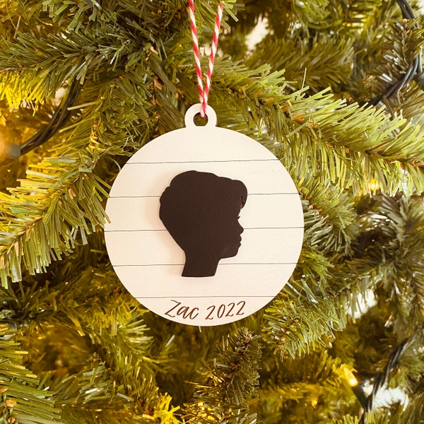 Silhouette Ornaments - Etsy