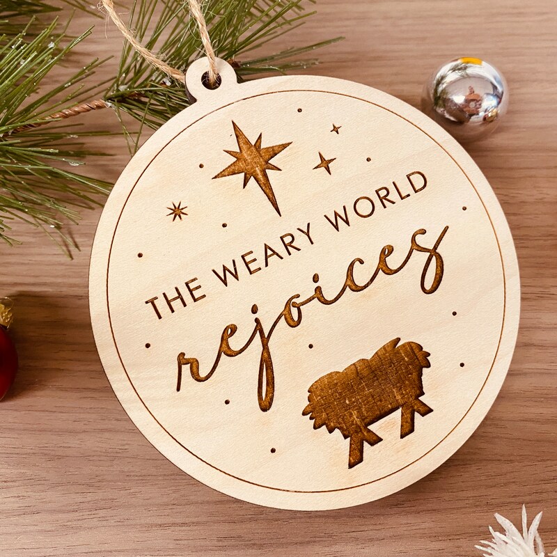 Weary World Rejoices - Etsy