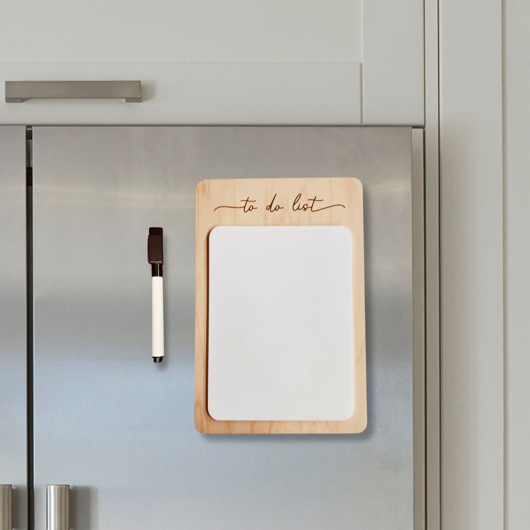 Magnetic Maple Wood to Do List: Acrylic Dry Erase Board - Etsy
