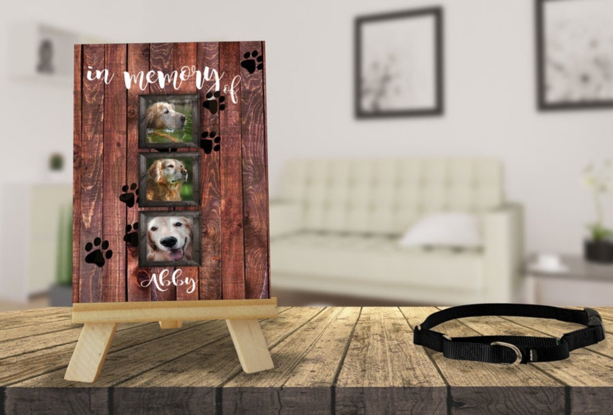 In Memory of Dog Memorial Bereavement Remembrance Loss of Pet - Etsy