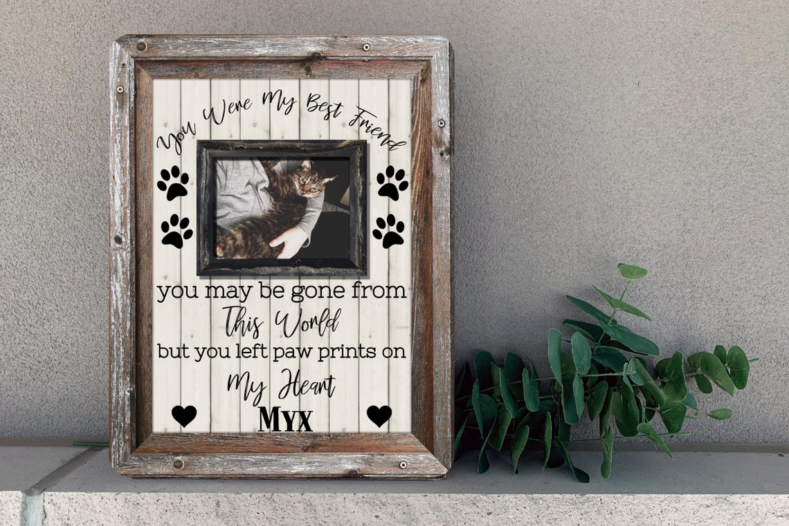 Cat Memorial In Memory Of Cat You Were My Best Friend You | Etsy