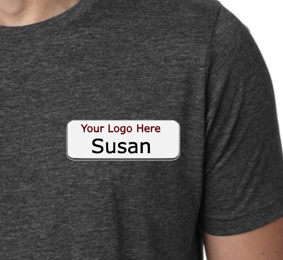 Name Tags 1.5" X 3" and 2" X 3" Custom Employee Company Events Office ...