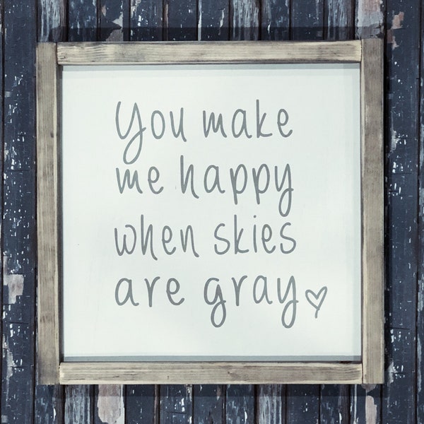When Skies Are Grey - Etsy