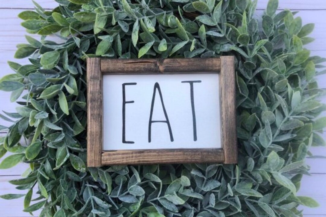 Eat | Signs | Wood Signs | Farmhouse Signs | Kitchen | Home Decor ...