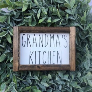 Grandmas Kitchen | Signs | Wood Signs | Farmhouse Signs | Kitchen ...