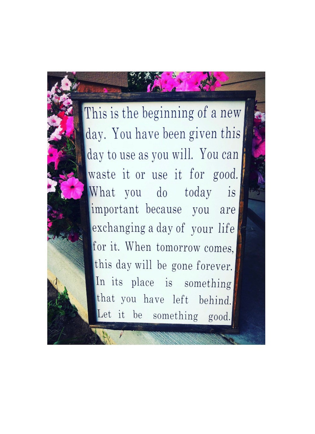 Farmhouse Wall Decor | Farmhouse Signs | Home Decor Gift | Beginning of ...