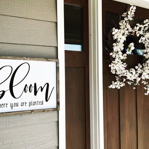 Farmhouse Decor Farmhouse Wall Decor Farmhouse Signs Home Decor Bloom ...
