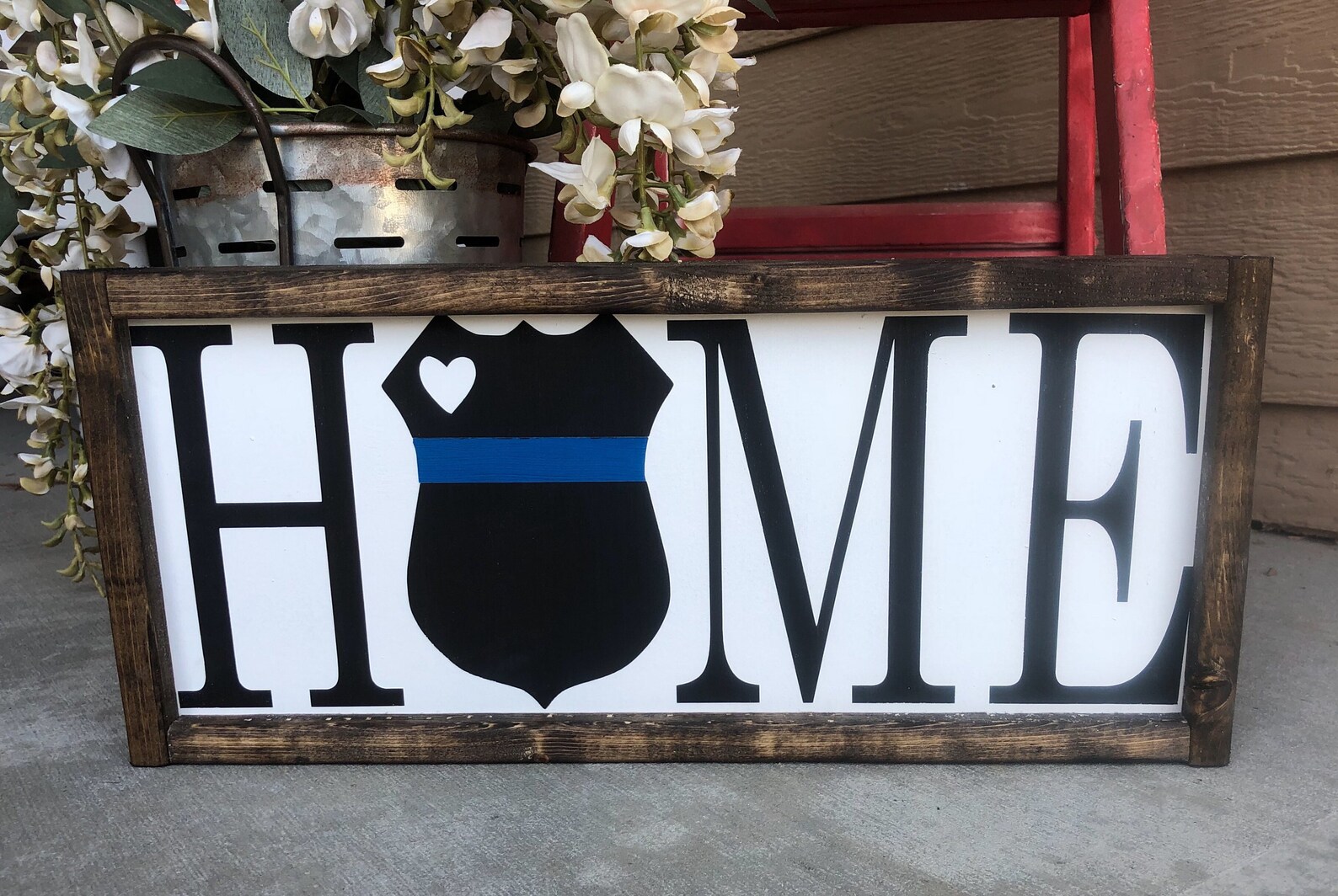 Farmhouse Wall Decor | Farmhouse Signs | Home Decor Gift | Police ...