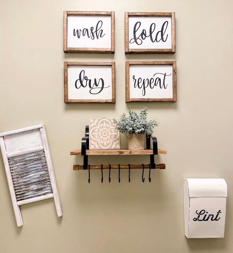 Farmhouse Decor Gifts for the Home Farmhouse Sign Shelf - Etsy