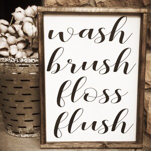 Farmhouse Decor | Farmhouse Wall Decor | Farmhouse Signs | Wash Brush ...
