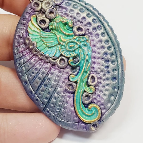 Metal Clay Pendant - Etsy