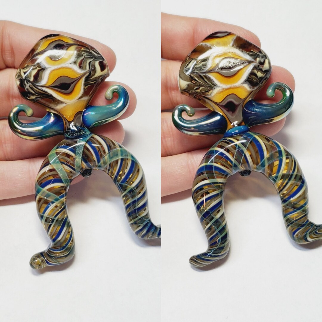 Artisan Lamp Worked Glass Bead Focal - Etsy