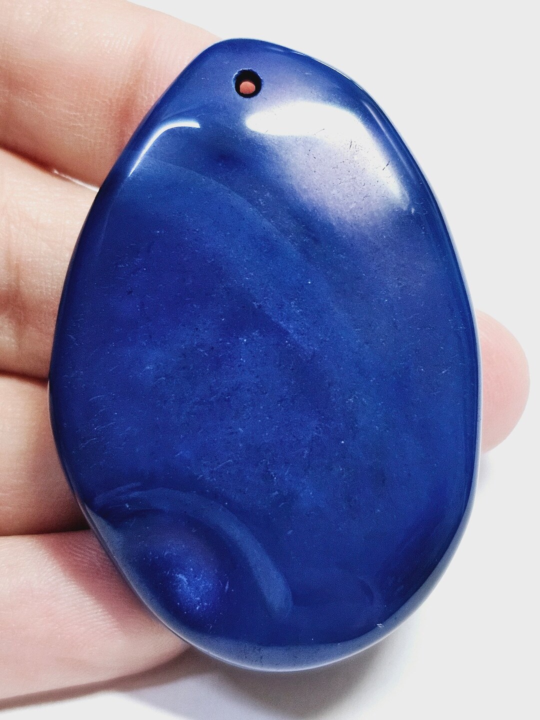 Blue Fire Agate Gemstone Pendant - Etsy