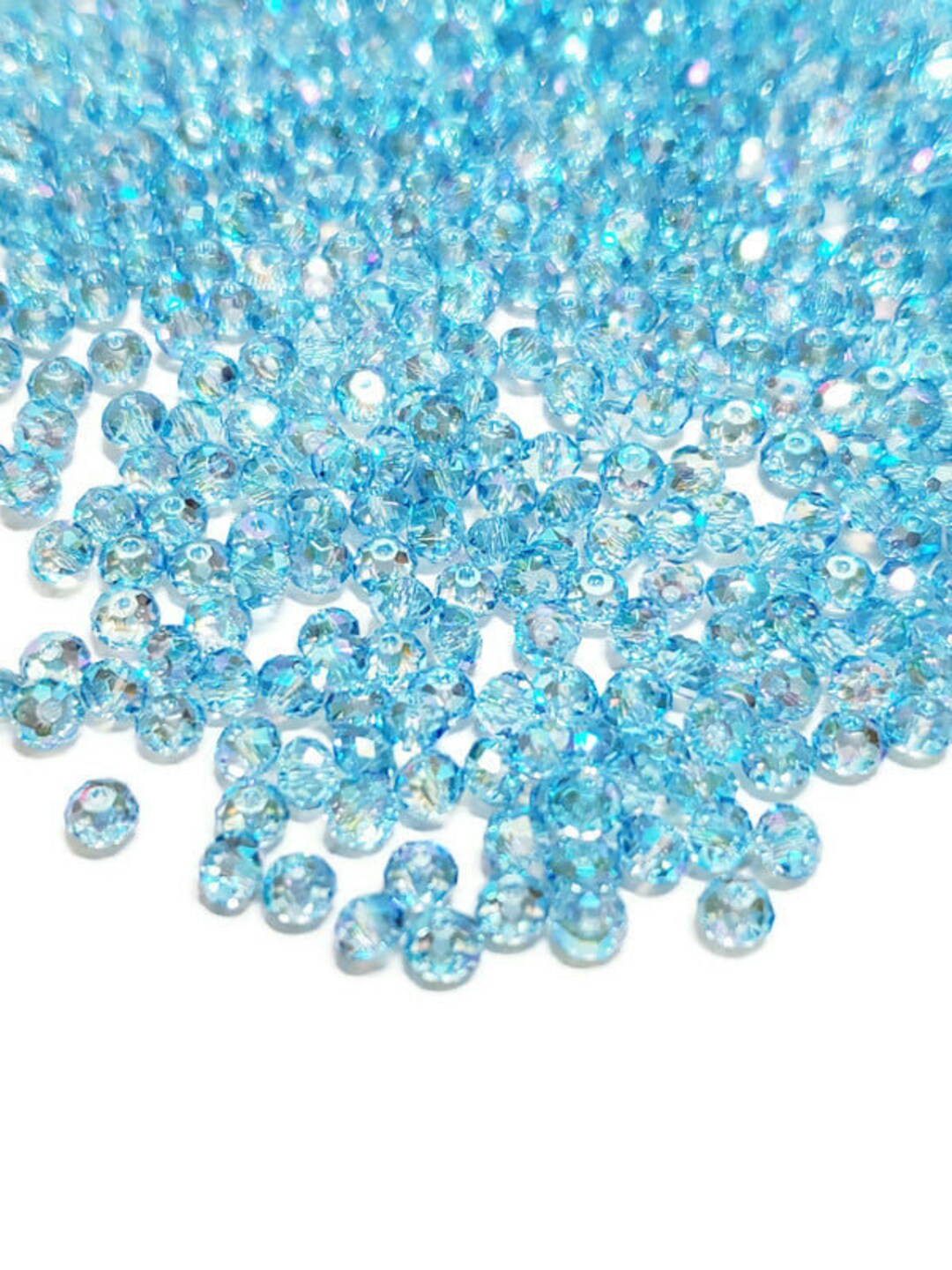 4mm Aquamarine Shimmer 2X Swarovski Crystal Beads Article 5040 ...