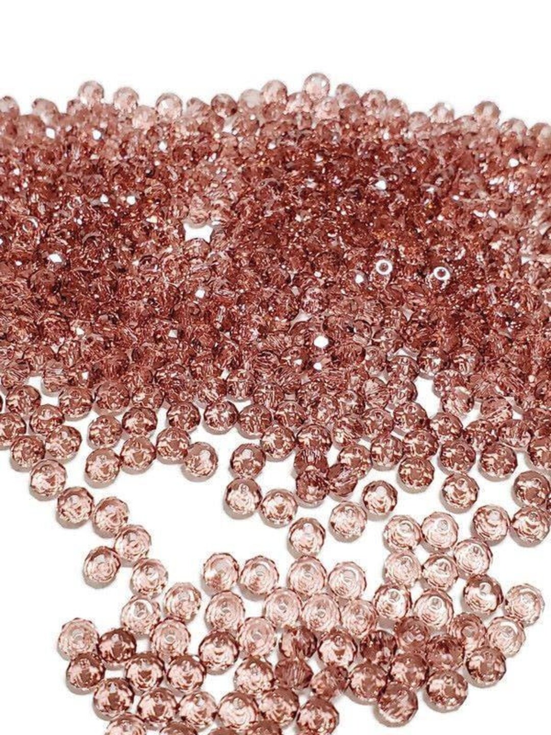 4mm Blush Rose Swarovski Crystal Beads Article 5040 Rondelles, 12pcs - Etsy
