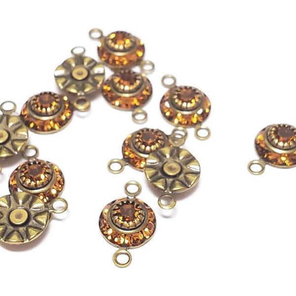 Rhinestone Connector - Etsy