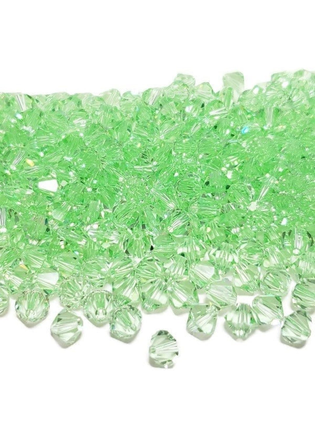 6mm Chrysolite Swarovski Crystal Article 5328 Bicone Beads, 24pcs - Etsy