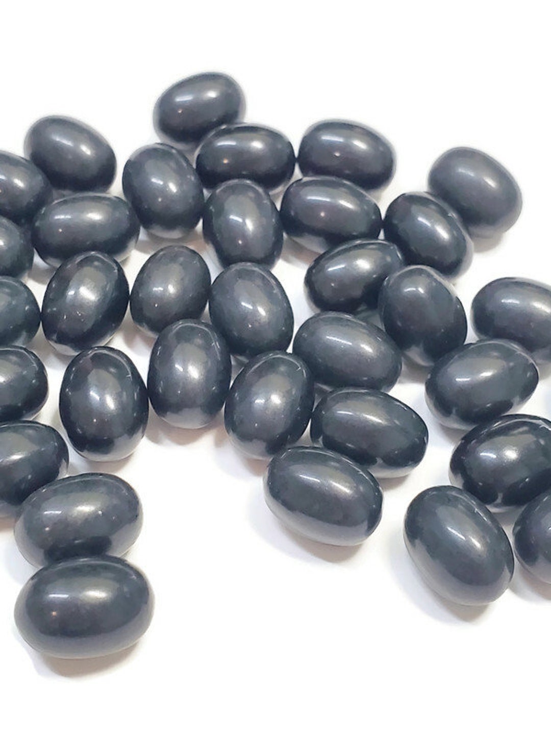 Navy Blue Bakelite Beads, Undrilled No Hole, Genuine Bakelite Beads ...