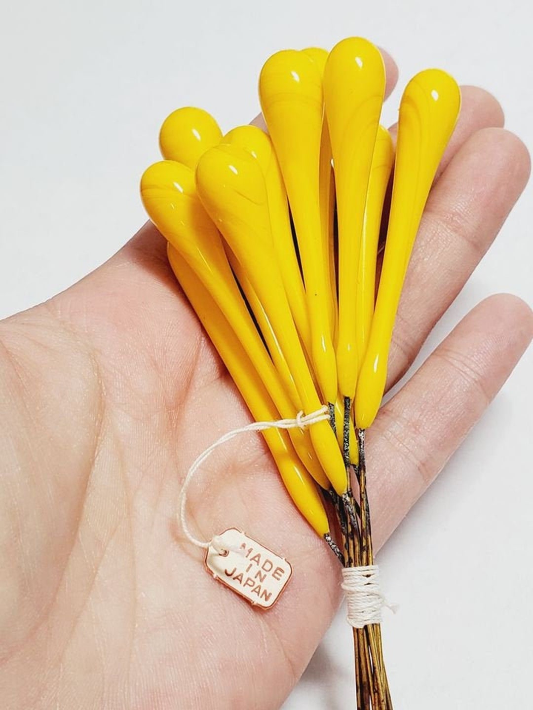 Vintage Miriam Haskell Japan Cherry Glass Headpins, 1pc - Etsy