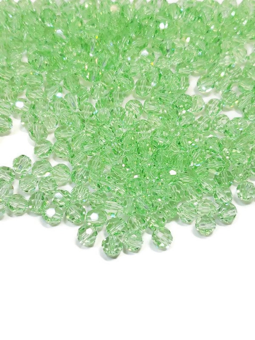 6mm Chrysolite Swarovski Crystal Article 5000 Round Crystal Beads ...