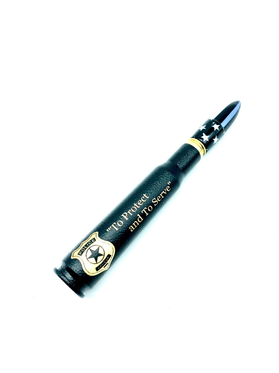 50 Cal/300 Win Mag Combo Flip Pen thin Blue Line - Etsy