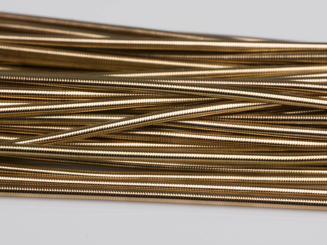 Flax French Wire Gimp Bullion Purl Wire 1mm for Goldwork Beadwork and ...