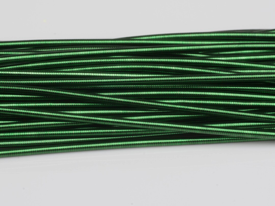 Emerald French Wire Gimp Bullion Purl Wire 1mm for Goldwork Beadwork ...