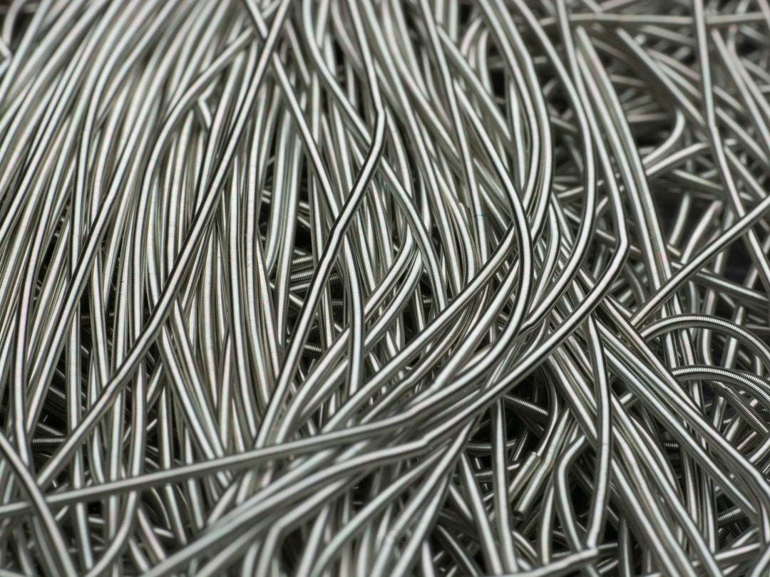 Matt Silver French Wire Gimp Bullion Wire Purl Wire 1mm - 1 Metre (39 ...