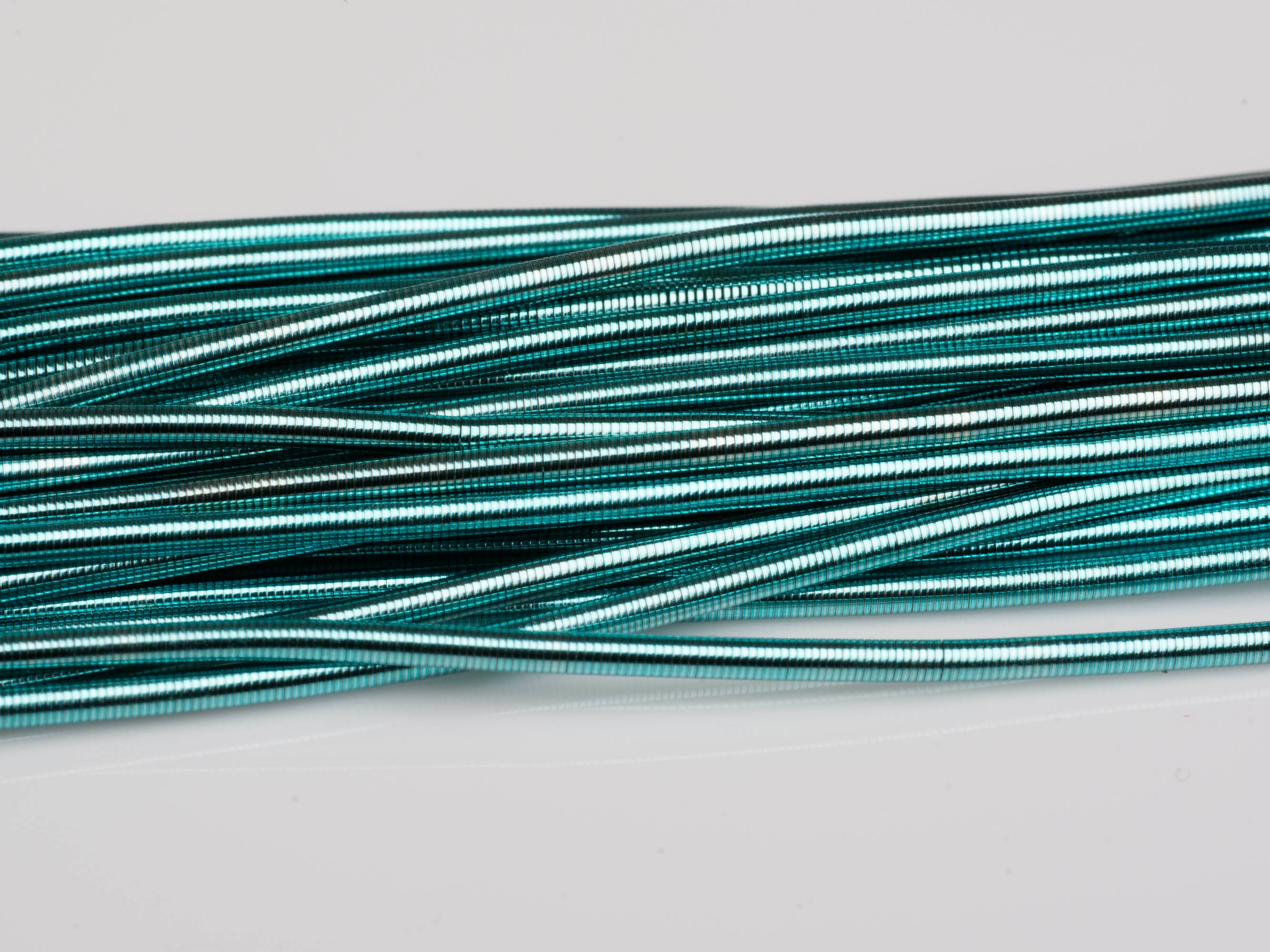 Teal French Wire Gimp Bullion Purl Wire 1mm for Goldwork Beadwork and ...