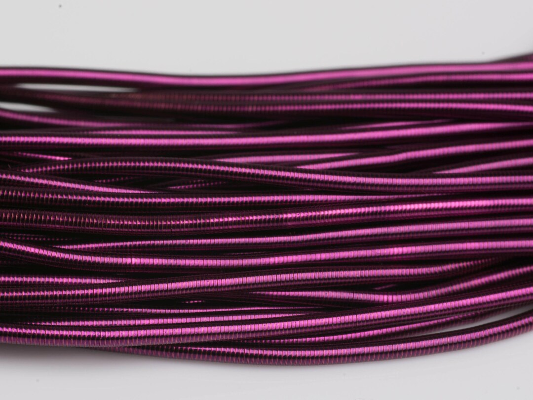 Aubergine French Wire Gimp Bullion Purl Wire 1mm for Goldwork Beadwork ...