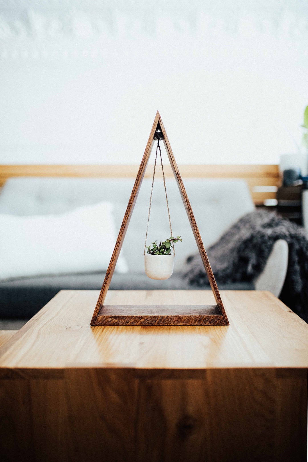 ORIGINAL Trending Hanging Triangle Planter for Succulents and Air ...