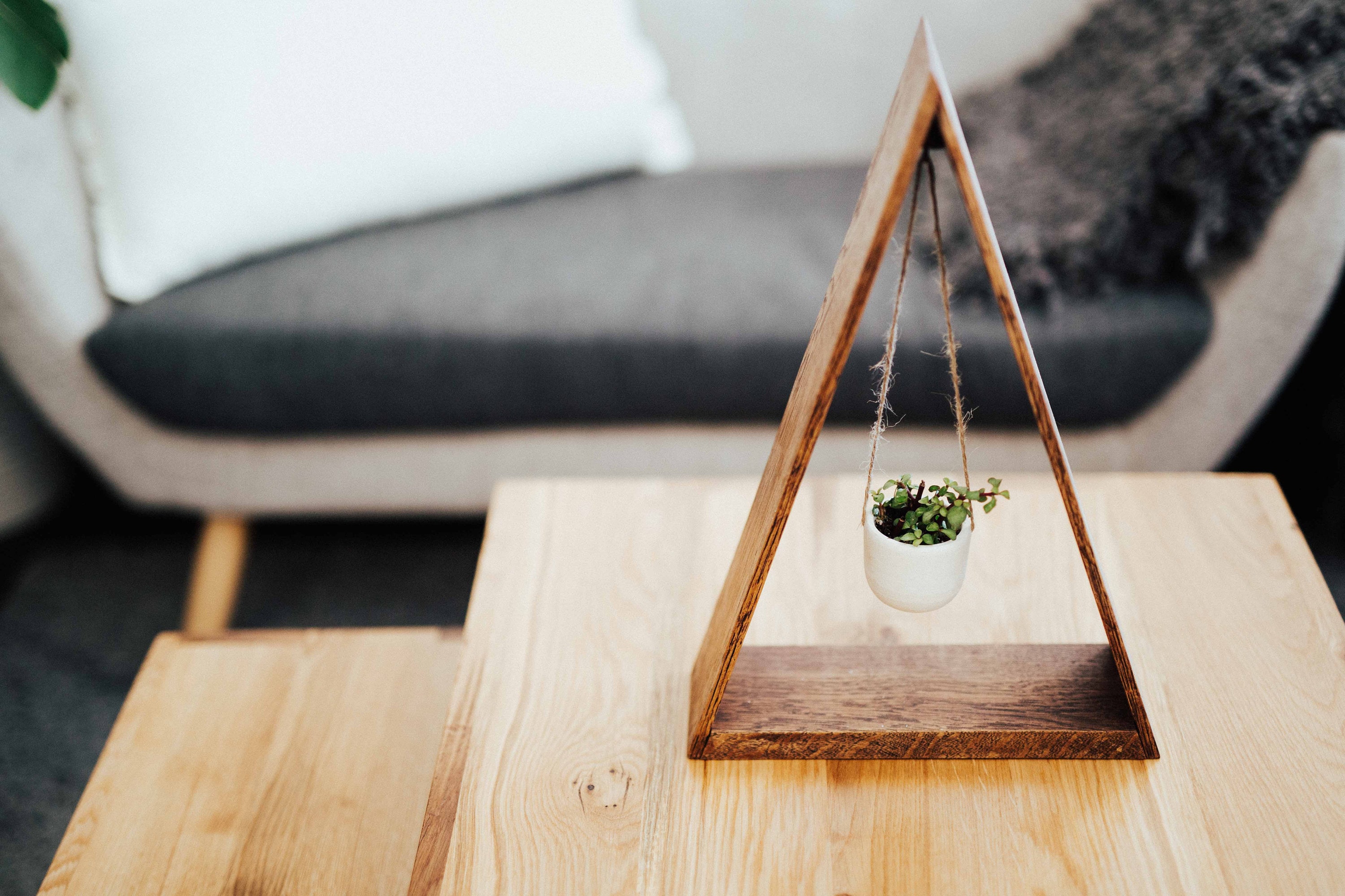 ORIGINAL Trending Hanging Triangle Planter for Succulents and - Etsy