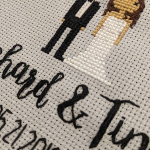 Bounce Script Brushed Embroidery Cross Stitch Alphabet Font Pattern - Etsy