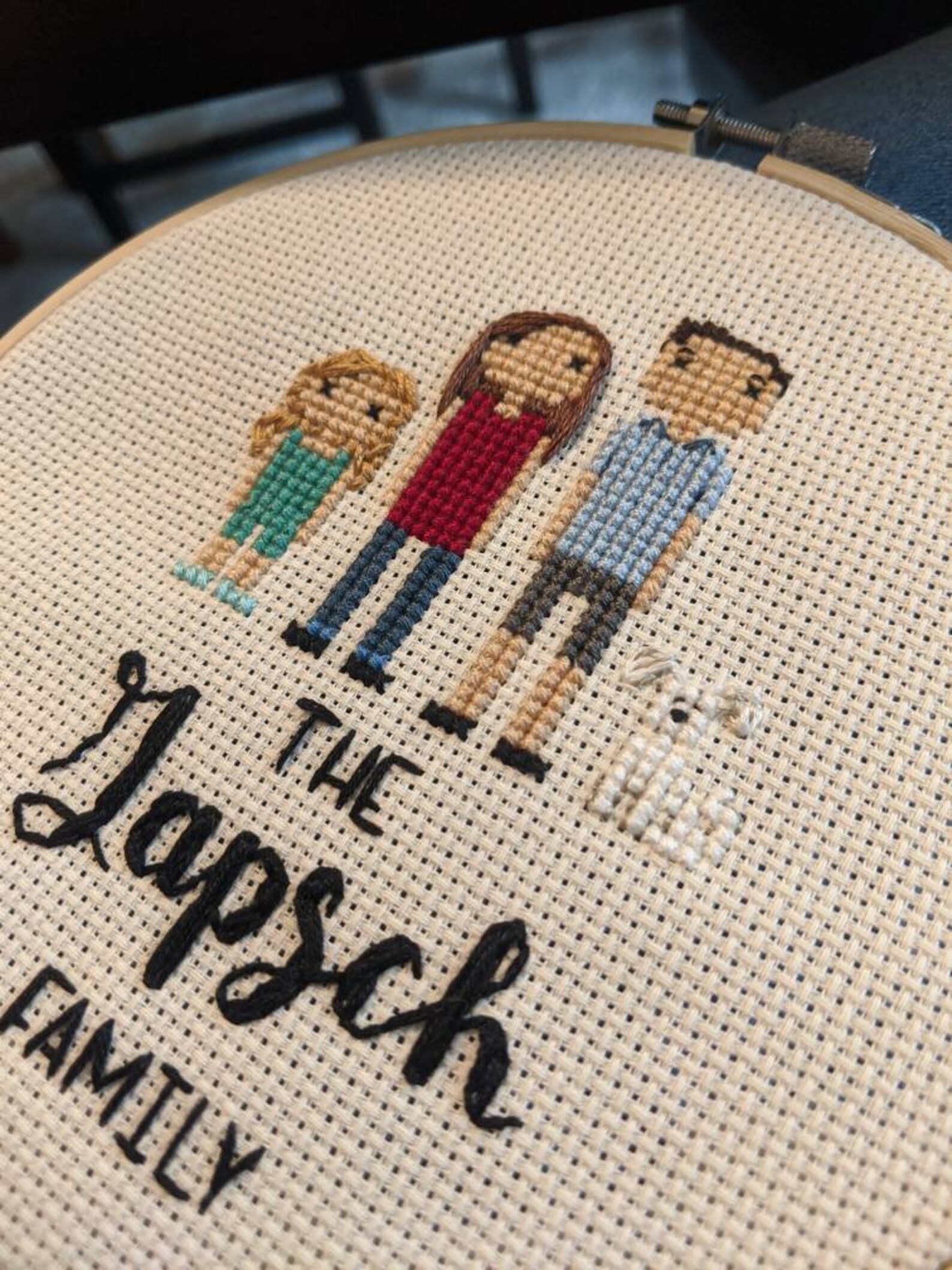 Faux Calligraphy Cursive Brush Lettering Cross Stitch Embroidery ...