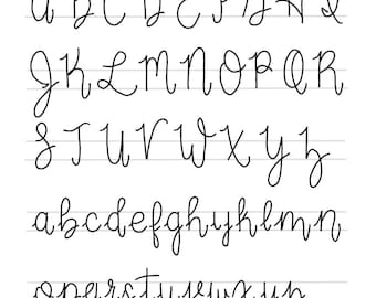 Schoolhouse Cross Stitch Alphabet Font Pattern - Etsy