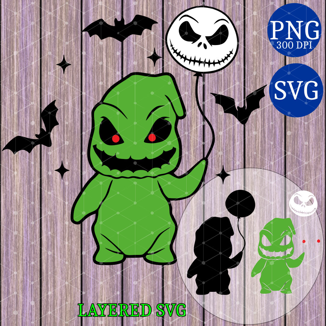 NBC Oogie & Balloon Jack SVG and PNG Digital Download Files Halloween ...