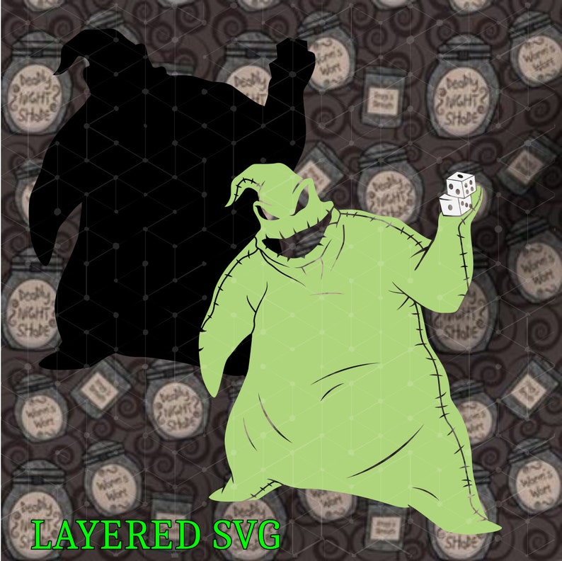 Oogie SVG (layered) & PNG Digital Download Files Halloween Christmas ...