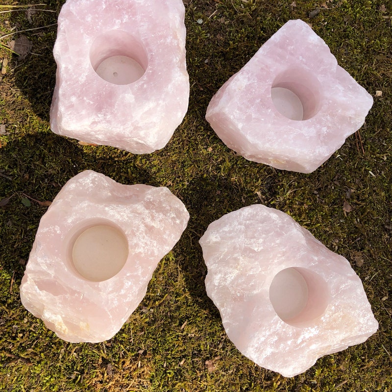 Rose Quartz Candle - Etsy